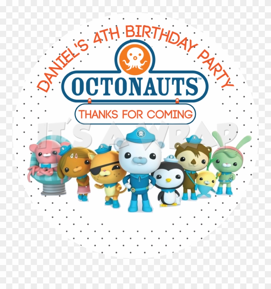 Octonauts Party Box Stickers - Octonauts All Characters Clipart ...