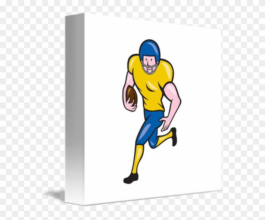 American Cartoon By Aloysius Patrimonio - Running Back Football Cartoon ...
