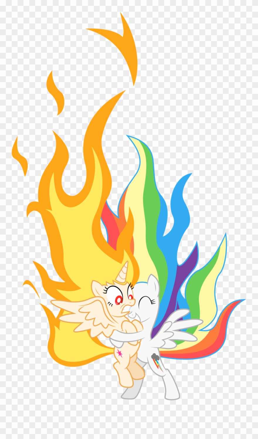 Mlp Fire Vector Best - Rainbow Dash Princess Clipart (#1923455 ...