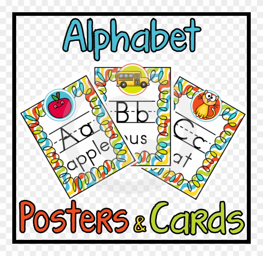 Download Bright And Colorful Alphabet Posters And Word Wall - Word Wall ...