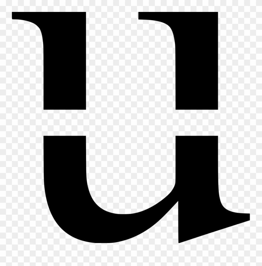 Download Latin Small Letter Split U Clipart (#1963716) - PinClipart