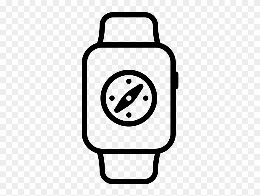 Compass Rubber Stamp - Watch Band Icon Png Clipart (#1968896) - PinClipart