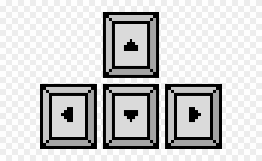 Pixel Art Maker - Arrows Keys Png Clipart (#1976635) - PinClipart