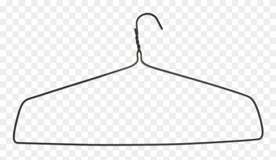 Wire Drapery Hanger - Clothes Hanger Clipart (#1982365) - PinClipart