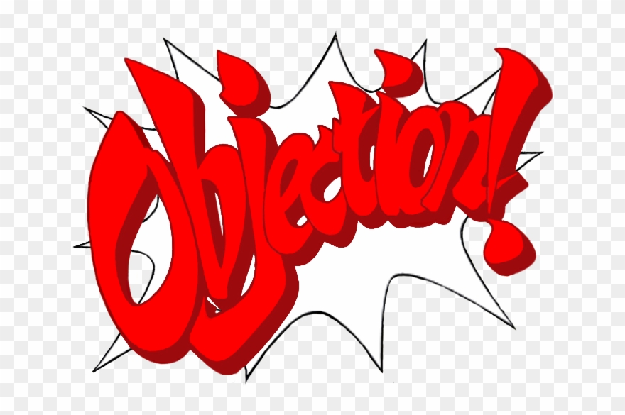 Wright's Most Famous Exclamation - Objection Ace Attorney Gif Clipart ...