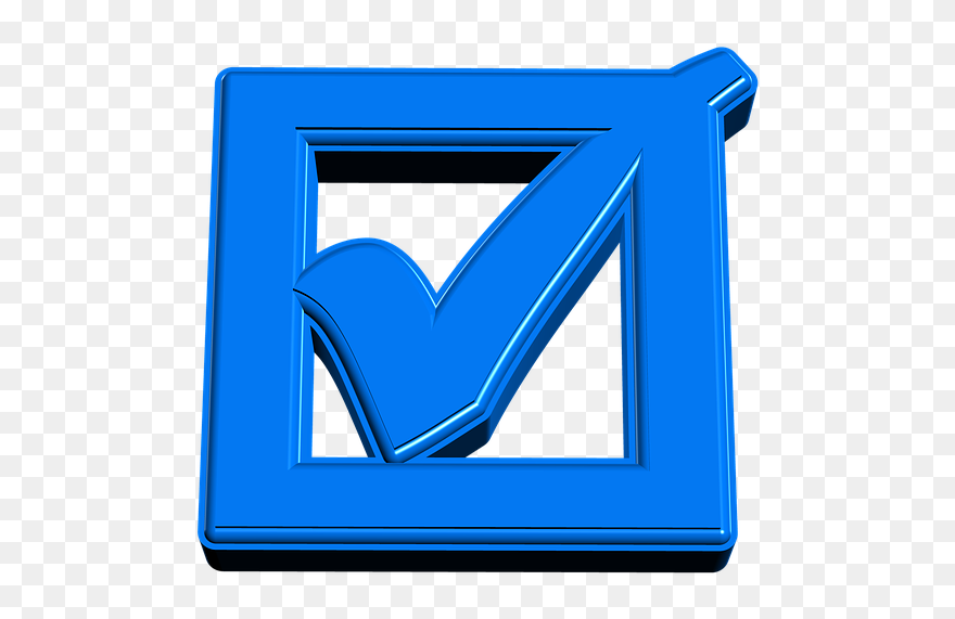 Hook Check Mark Yes U00b7 Free Image On Pixabay - Blue Check Mark ...