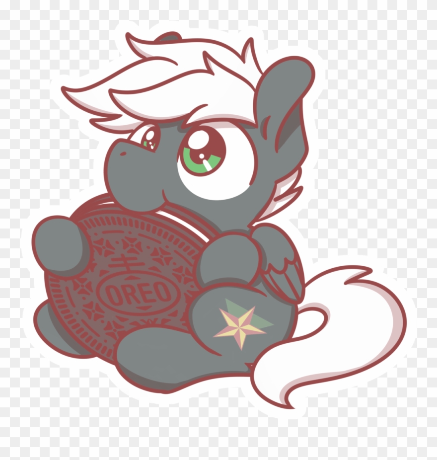 Sugar Morning, Chibi, Cookie, Cute, Eating, Food, Male, - Oreo Clipart ...
