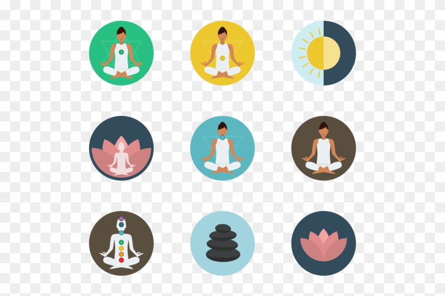 Meditation Icon Clipart - Icon Relax - Png Download (#21087) - PinClipart