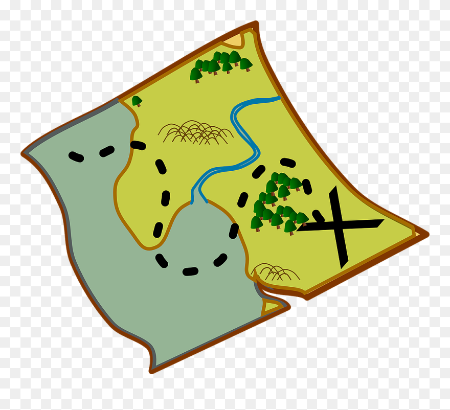 Map Clipart Direction - Map Clipart - Png Download (#22169) - PinClipart