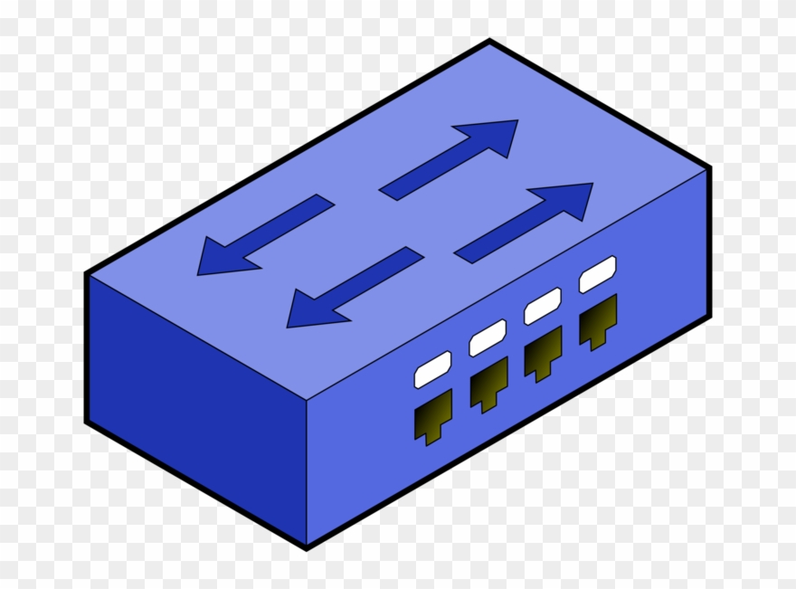 Download Network Switch Computer Network Computer Icons Ethernet - Isometric Switch Clipart ...