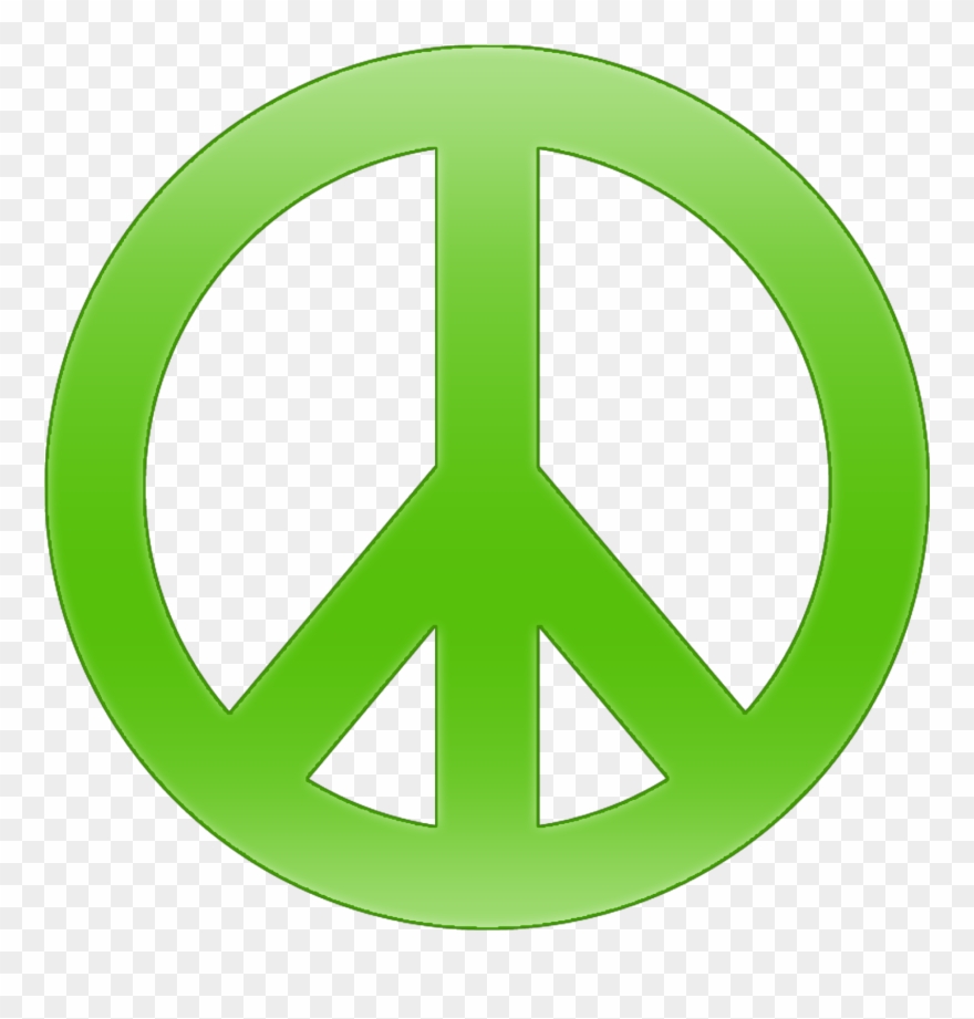 Download Peace Sign Template - Orange Peace Sign Clipart (#26784 ...