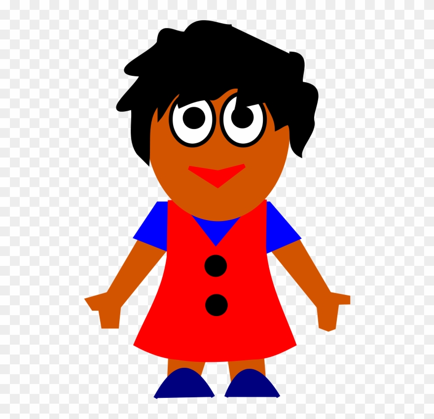 Girl In A Red Dress Animated Clipart (#27735) - PinClipart