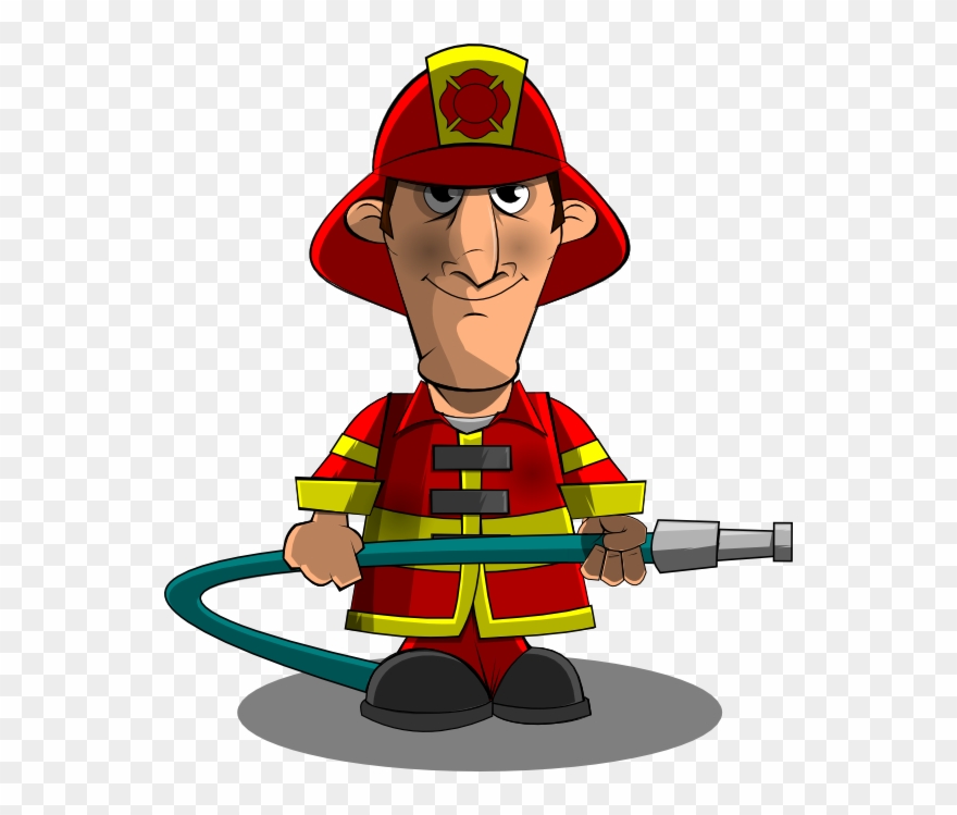 Fireman's Salute At Ski Brule - Frank The Fireman [book] Clipart ...