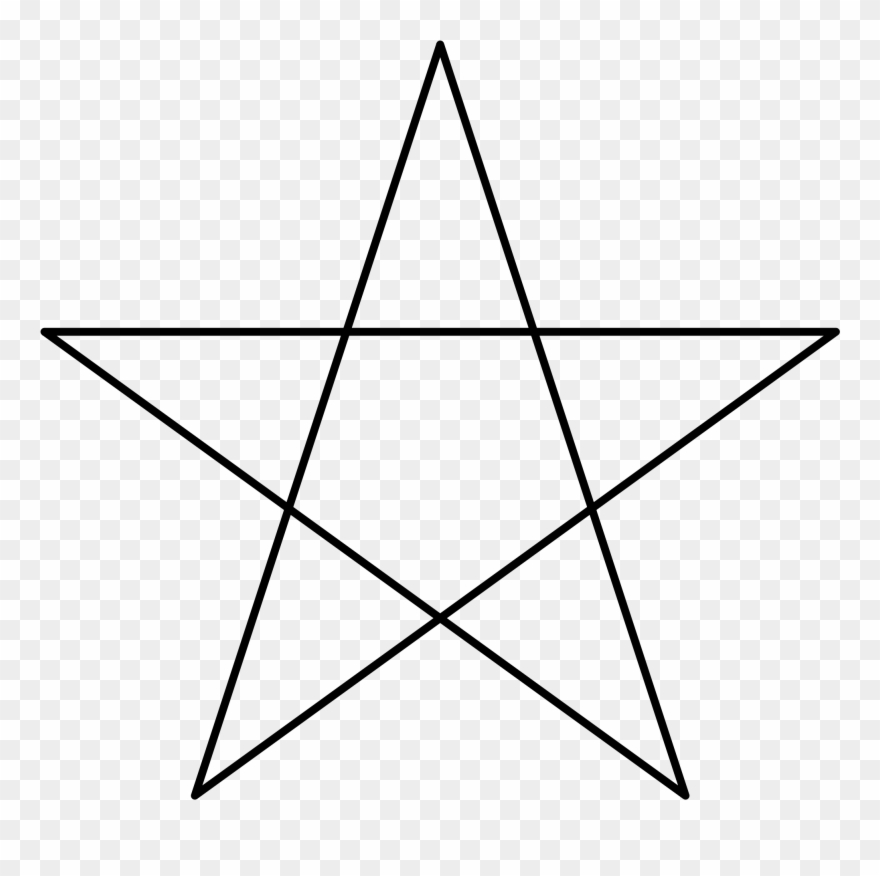 Pentagram - Pentagram Inside A Pentagon Clipart (#2002126) - PinClipart