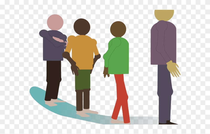 People Standing In Line Clipart - Waiting In Line Art - Png Download ...
