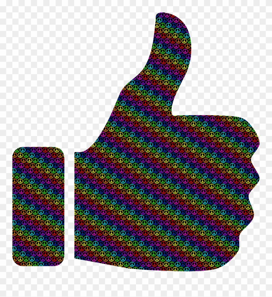 Download Colorful Thumbs Up Big Image Png - Colorful Thumb Up Png ...