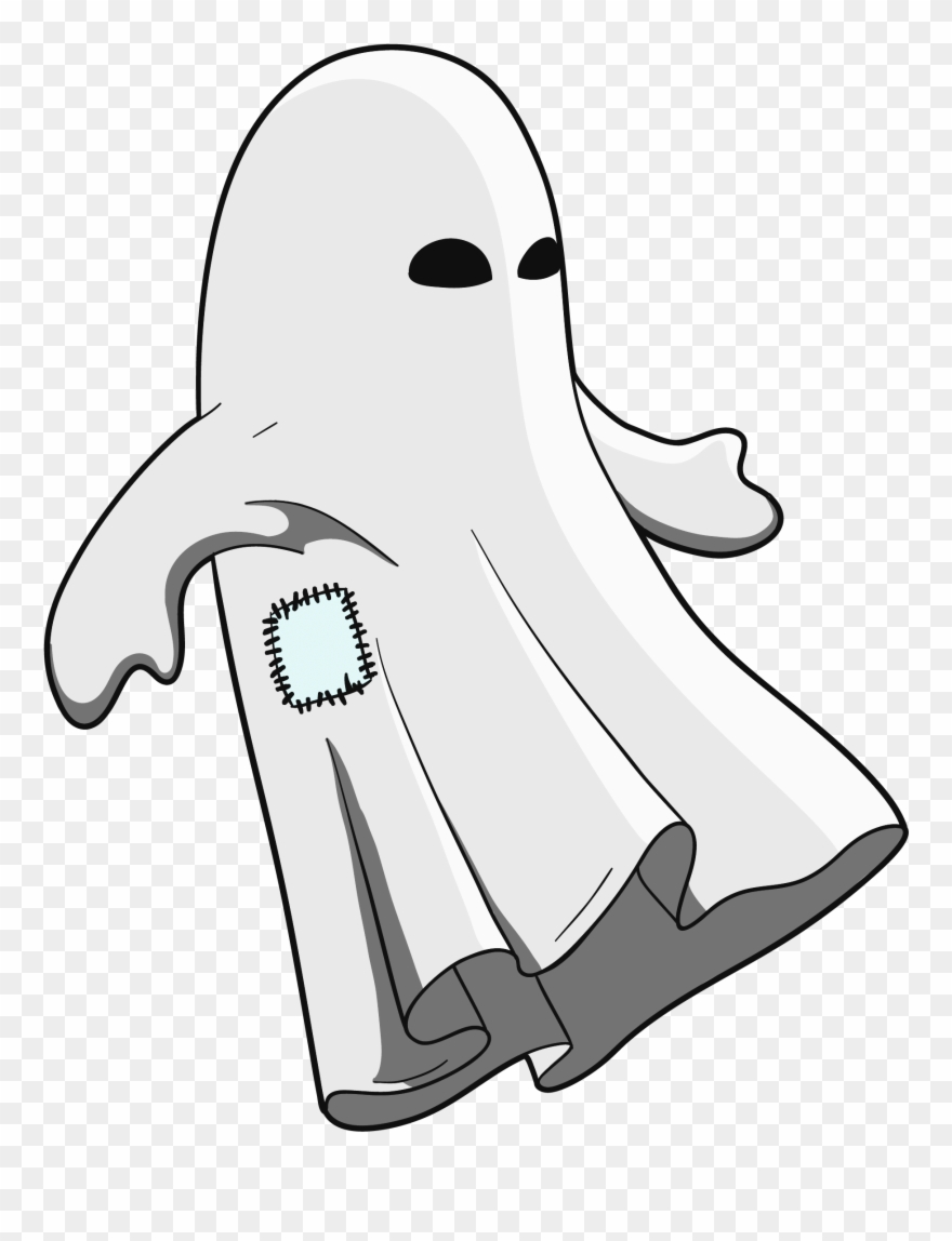 Download Drawing Transparent Ghost Clip Art Black And White - Halloween ...