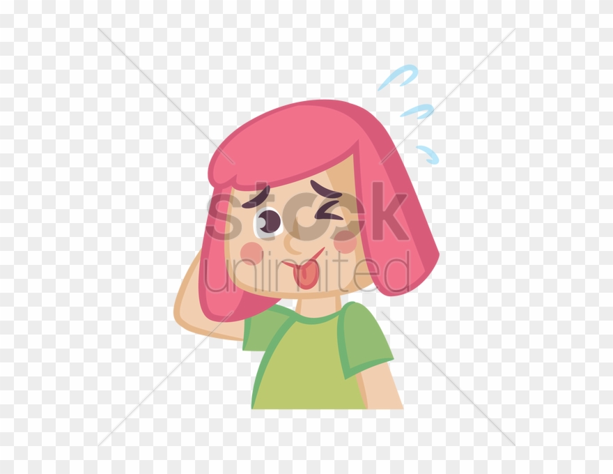 Embarrassed Group Cartoon Girl - Embarrassment Clipart (#2042195 ...