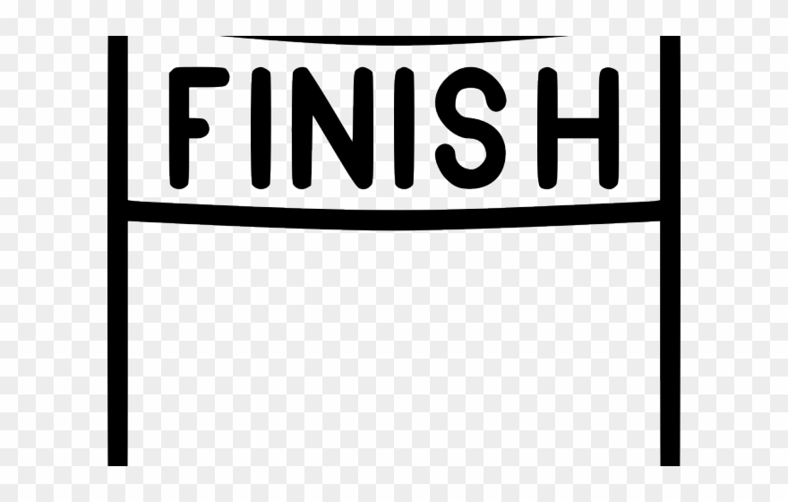 Finish Line Clipart End Race - Finish Line No Background - Png Download ...