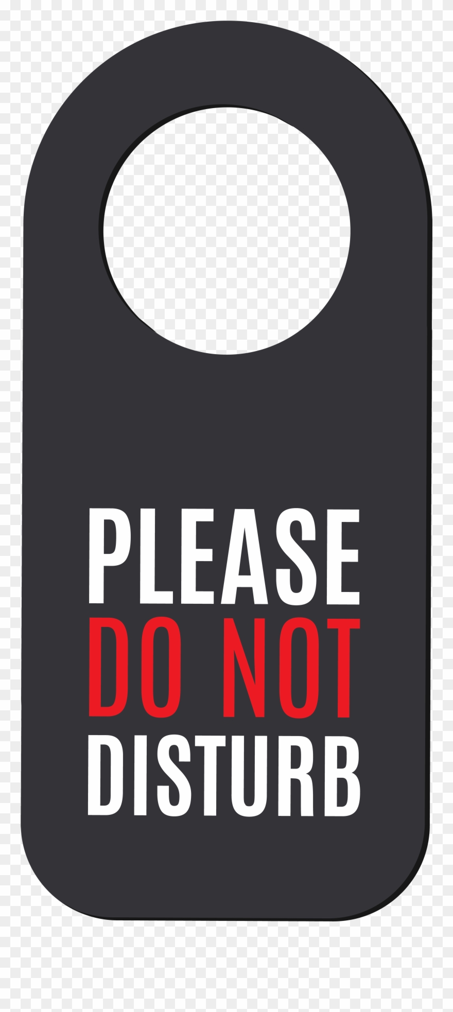 Download Do Not Disturb Png Clipart (#2059293) - PinClipart