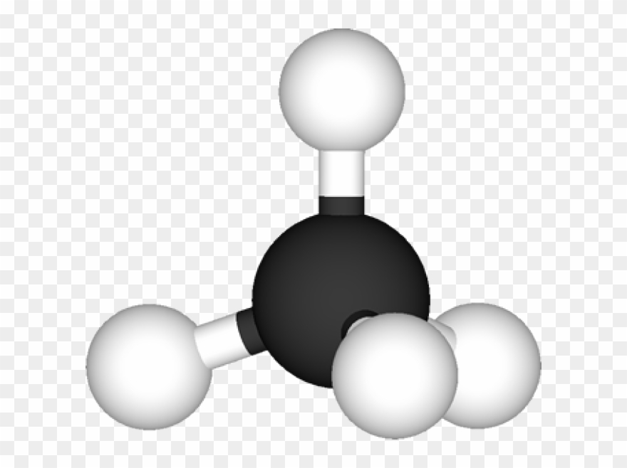Download Methane Molecule Structure - Ball And Stick Model Of Methane ...