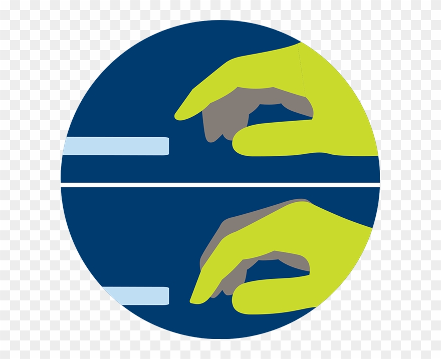 A Hand Demonstrates A Tapping Motion To Indicate A Clipart (#2074604 ...