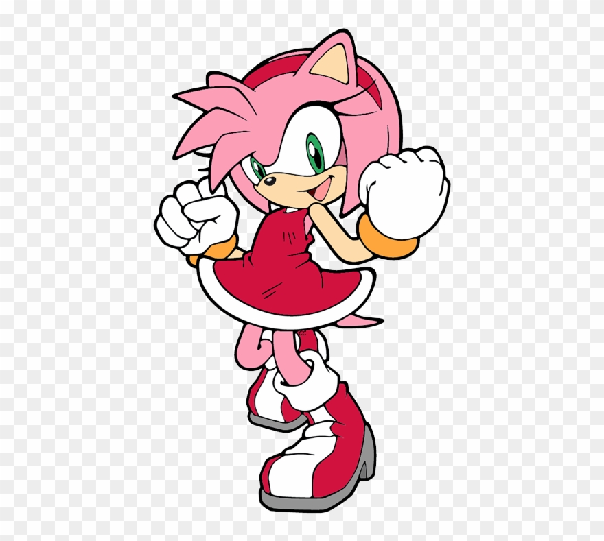 Sonic The Hedgehog Clip Art Images Cartoon - Amy The Hedgehog - Png ...