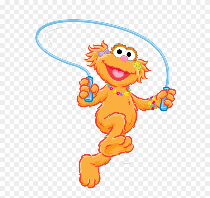 Zoe From Sesame Street Cartoon