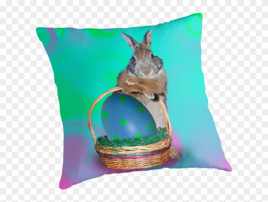 Easter Bunny Rabbit Throw Pillow - Mortal Kombat Clipart (#2104091 ...