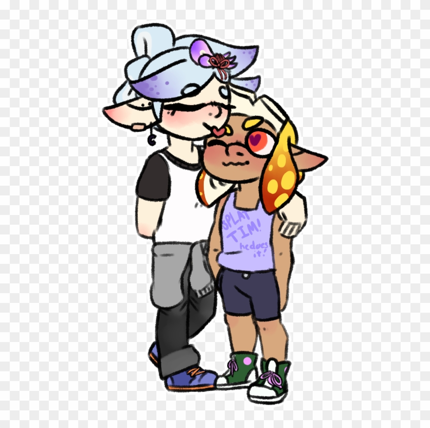Agent 4 / Marie Also,, They're Girlfriends - Cartoon Clipart (#2104526 ...