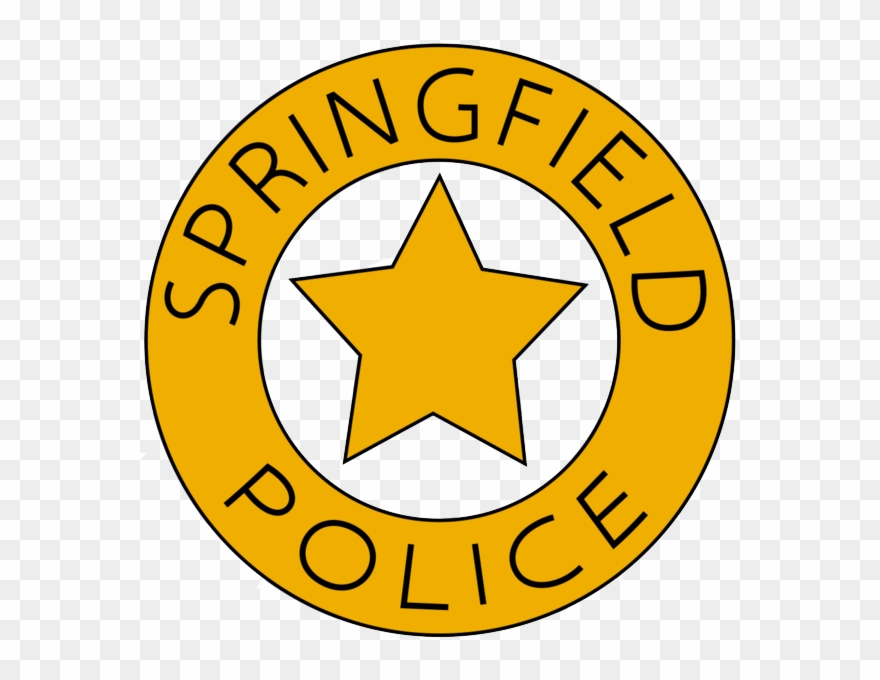 The Springfield Police Badge - Barney's Den Clipart (#2121226) - PinClipart