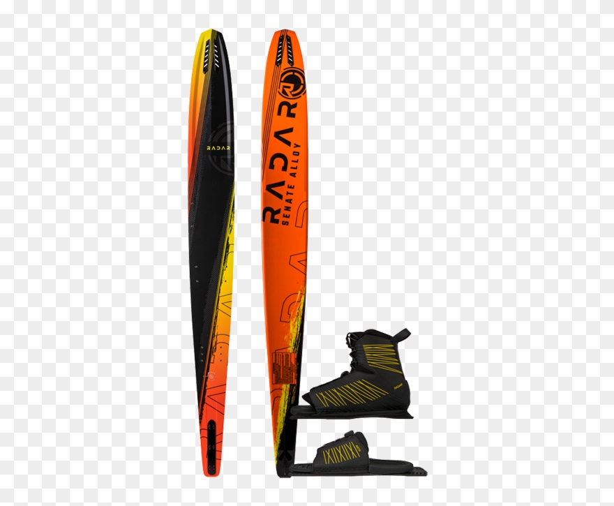 Skis Vector Yellow Svg Free Library - Radar Alloy Senate Slalom Ski W ...