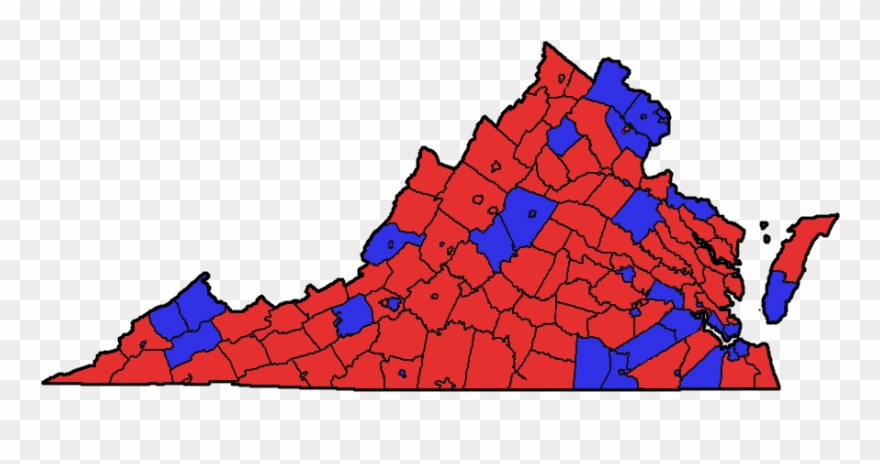 Virginia Voting Map 2018 Clipart (#2150457) - PinClipart