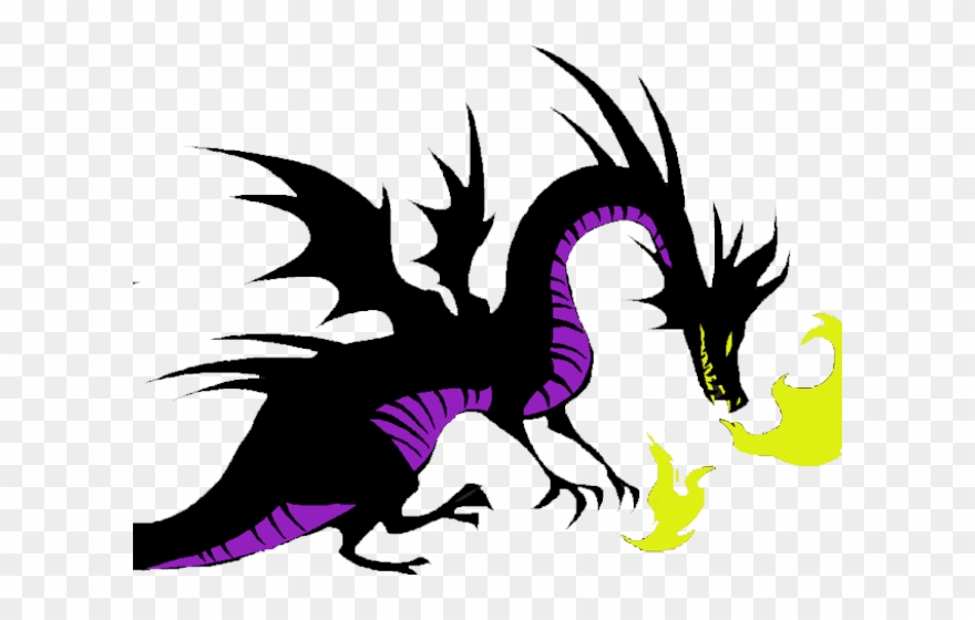 Dragon Clipart Classic - Maleficent Dragon Clipart - Png Download ...