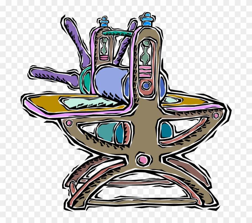 Vector Illustration Of Rotary Offset Lithographic Printing ...