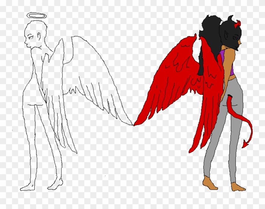 Angel And Devil Collab~ - Angel Clipart (#2163039) - PinClipart