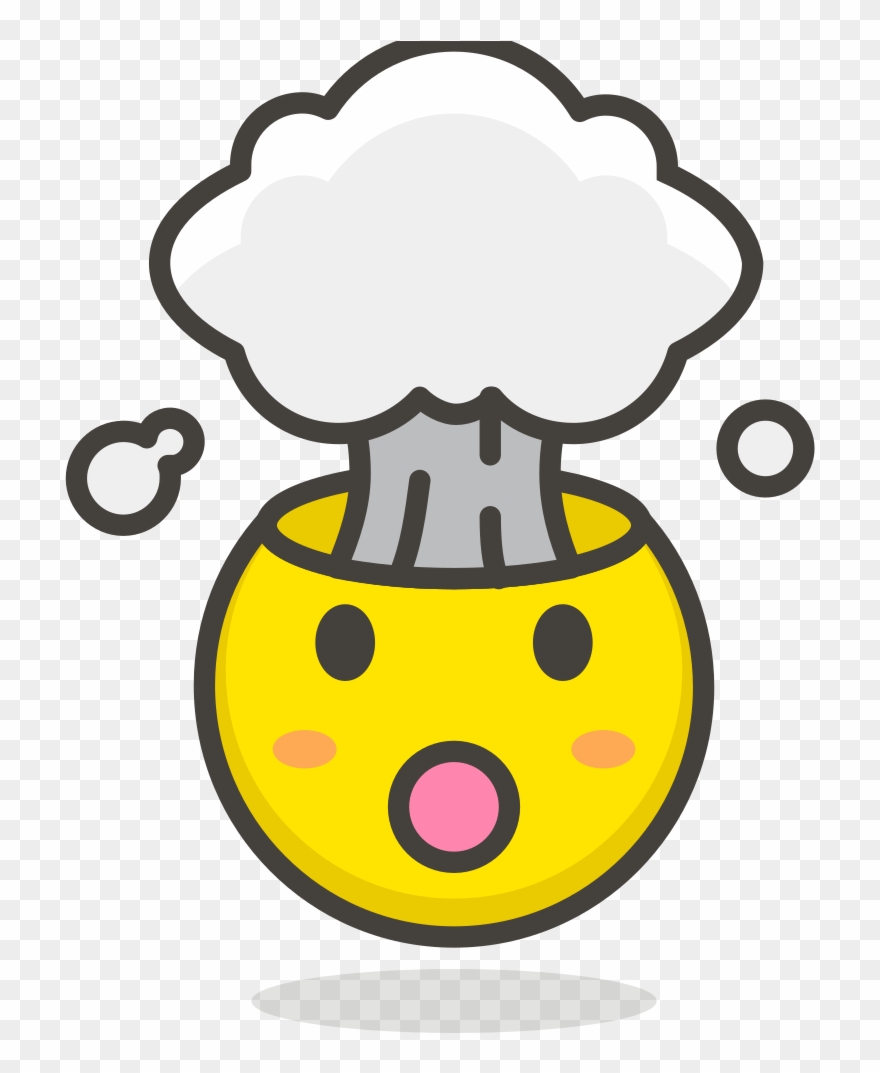 062 Exploding Head - Think Icon Png Clipart (#2164280) - PinClipart