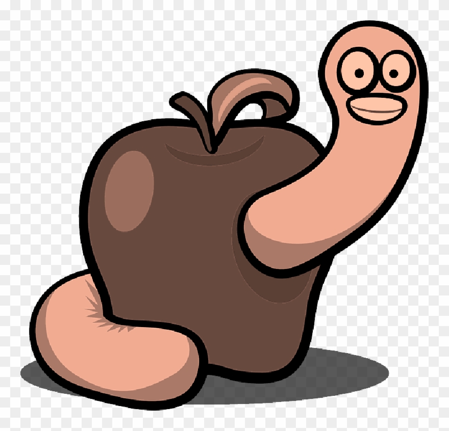 Cartoon Pictures Of Apples - Worms Clip Art Transparent - Png Download ...