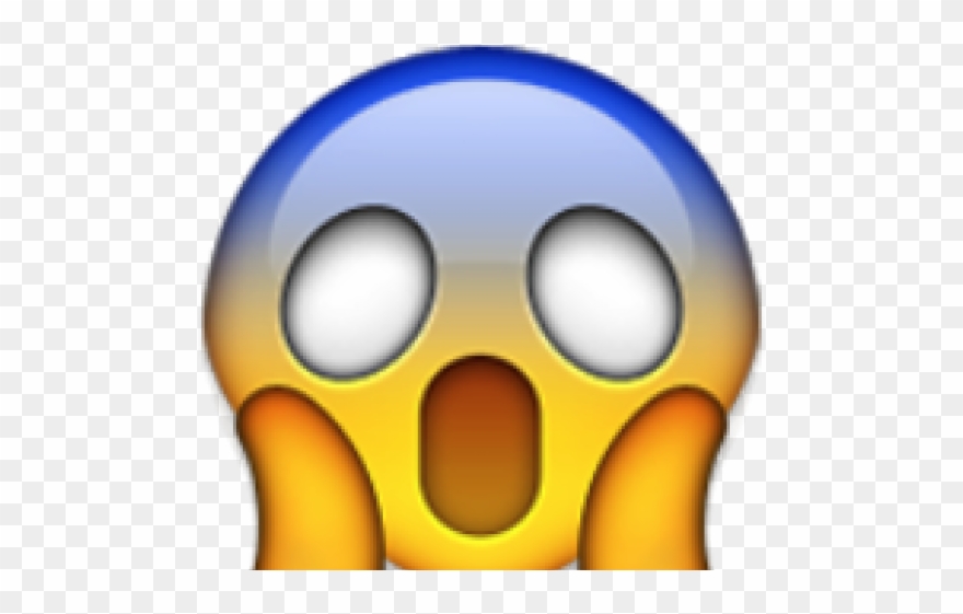 Download Fear Clipart Transparent - Scared Emoji - Png Download ...