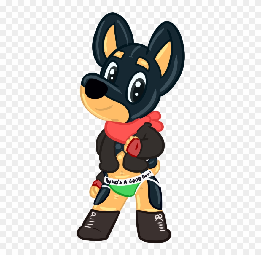 A Kskb Doberman Rubberpup - Cartoon Clipart (#2166924) - PinClipart