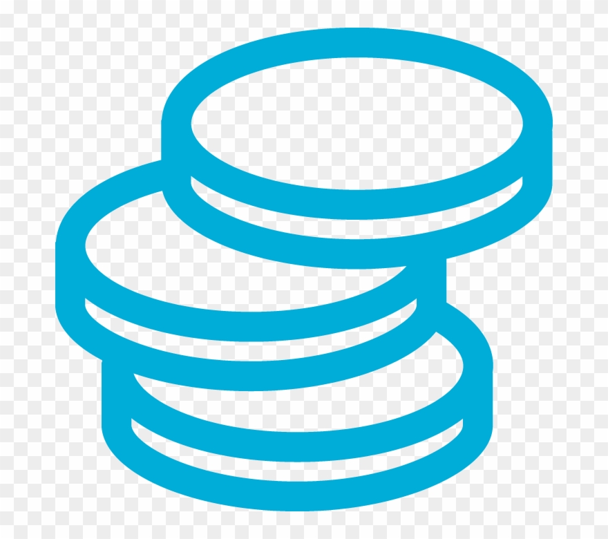 Hfh Icon Coins Blue Clipart (#2175299) - PinClipart