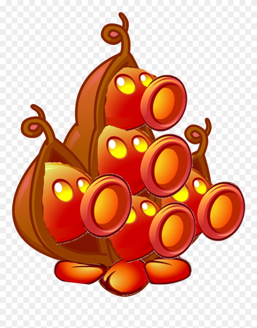 Download Multi Fire Peas 95wpl8s - Plants Vs Zombie 3 Headed Peashooter ...
