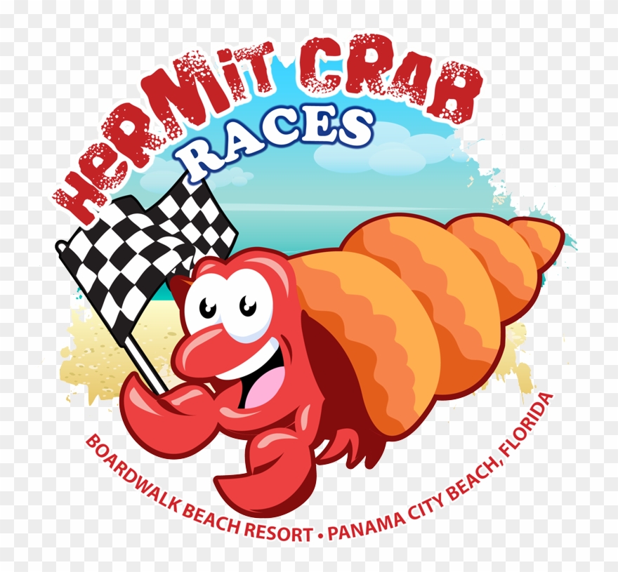 Download Crab Race Logo & Sticker Boardwalk Beach Resort - Beach ...
