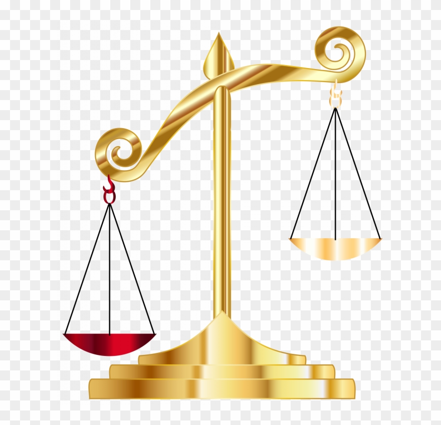 The Balancing Of Light And Darkness - Balance Scale Png Clipart ...