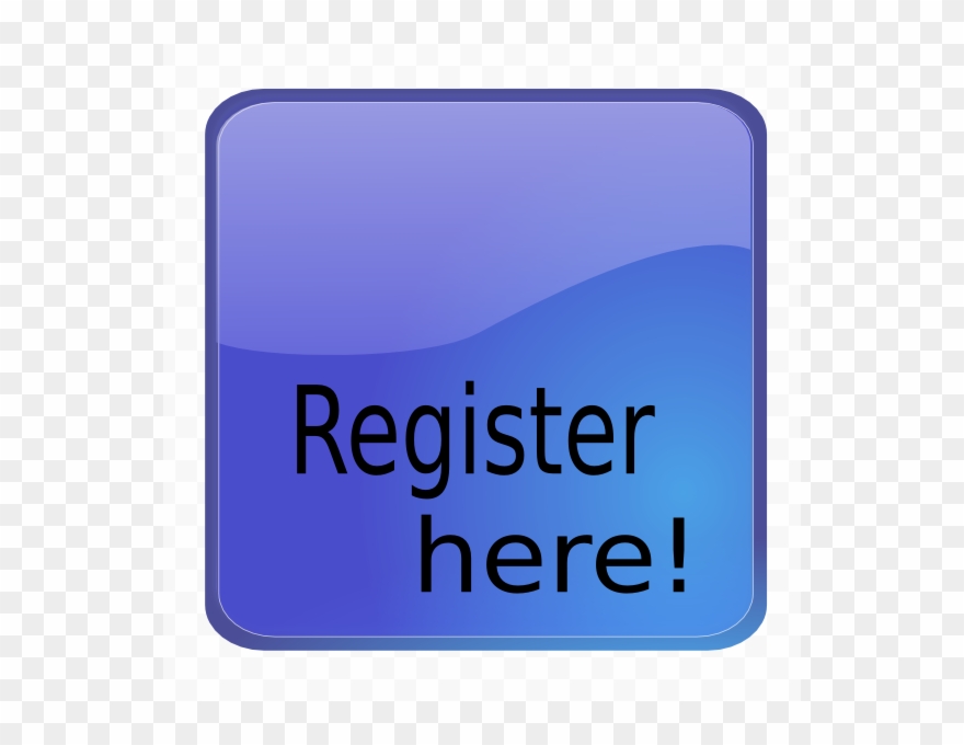 Blue Register Button Svg Clip Arts 582 X 600 Px - Png Download (#229682 ...