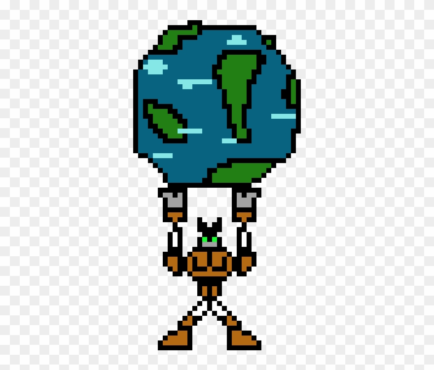 Download Atlas - Pixel Art Gradient Clipart (#2209504) - PinClipart