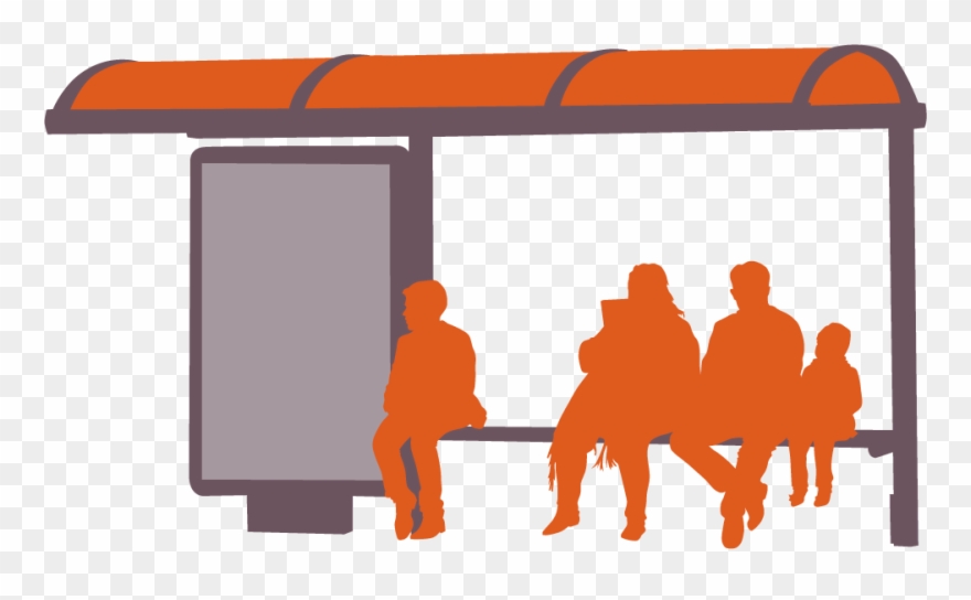 Bus Stop 2 Orange Clipart (#2227434) - PinClipart