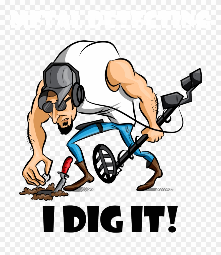Metal Detecting Logo For T-shirts Clipart (#2250958) - PinClipart