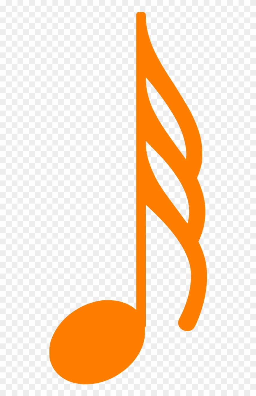 Download Note Music Orange Musical Png Image Clipart (#2263484 ...