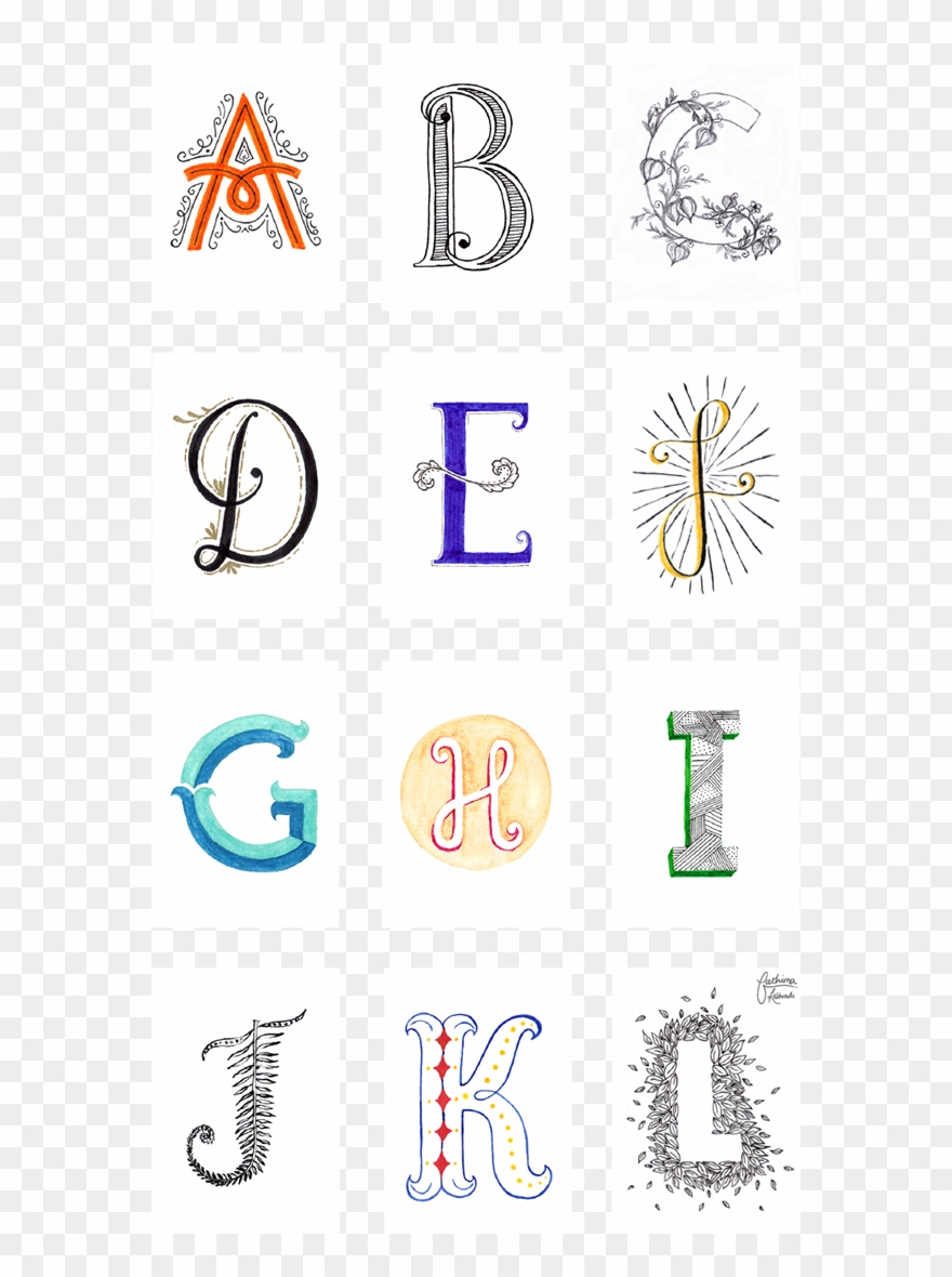 Fancy Letters Clip Art - Png Download (#2276489) - PinClipart